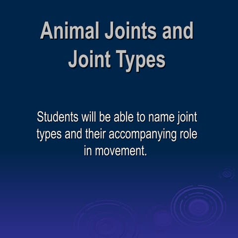 Basic level joints with positions and structures | PPT