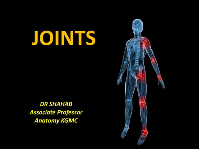 Anatomy of joints | PDF
