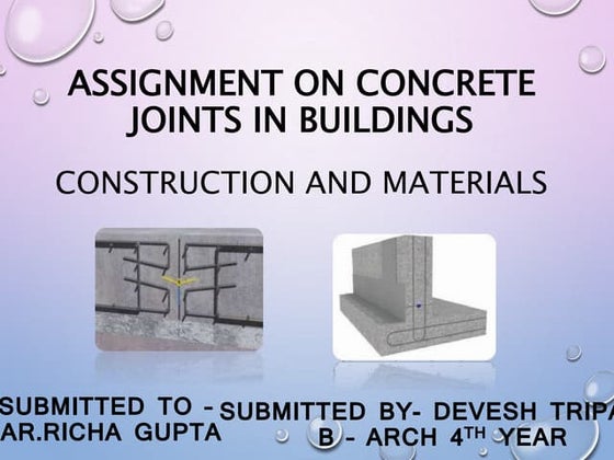Types of joints in rigid pavement | PPTX