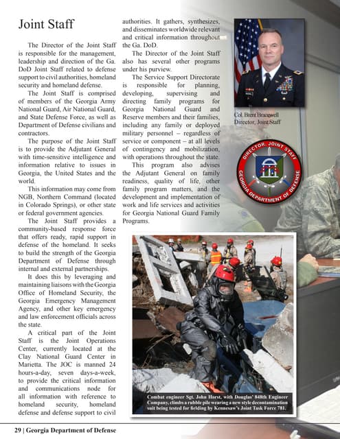 Georgia state defense force | DOCX | Business | Business and Finance