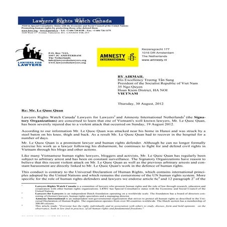 Joint statement 083112 | PDF