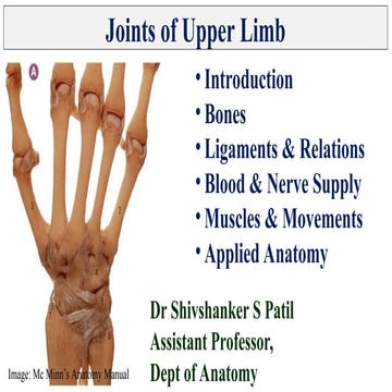 Joints of upper limb | PPTX