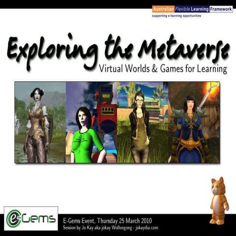 Exploring the Metaverse: Virtual Worlds and Games for Learning | PPT