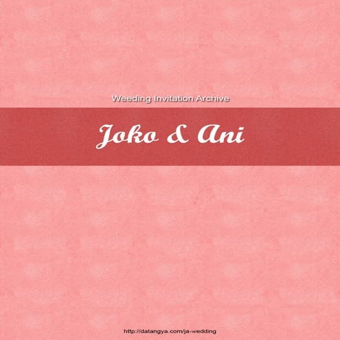 Joko & Ani | PDF