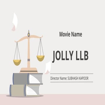 Jolly LLB presentation Slides full .pptx