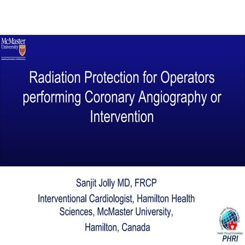 Jolly S - AIMRADIAL 2014 - Radiation protection | PPTX
