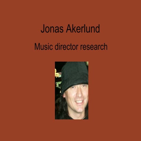 Jonas akerlund | PPT