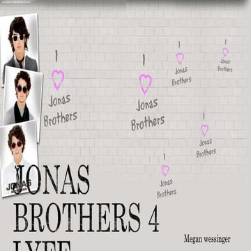 Jonas brothers 4 lyfe | PPT