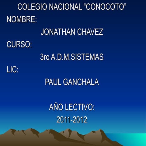 Jonathan chavez | PPT