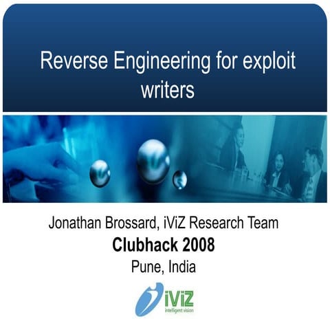 Jonathan Reverse Engineering For Exploit Writers Clubhack2008 Pps