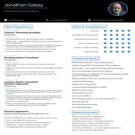 Jonathan gabay resume | PDF