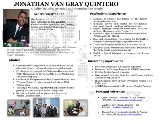 Cv emanuel villamayor English | PDF