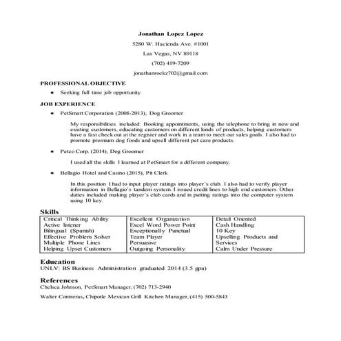 Jonathan lopezlopez resume | DOCX