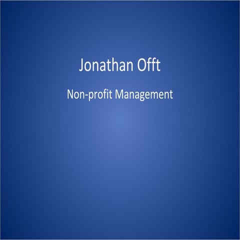Jonathan offt | PPT