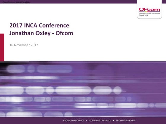 City fibre inca inca birmingham 250917 | PPTX | Internet | Computing