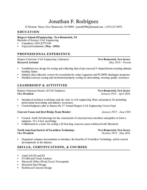 Resume | PDF