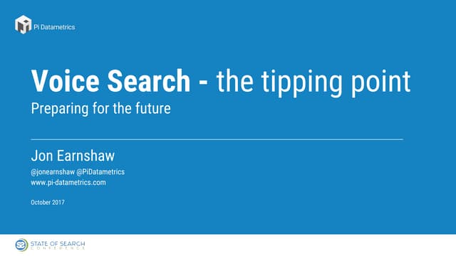 Jon Earnshaw presentations