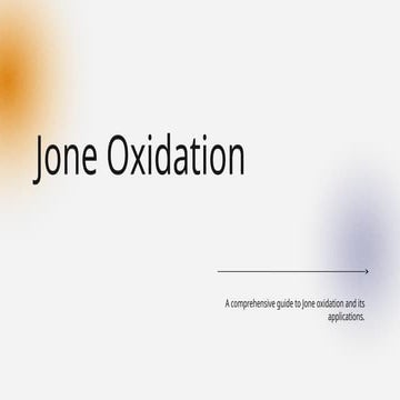 What is Jone Oxidation .how to work jone oxidation | PPTX