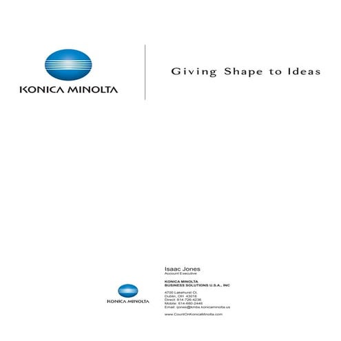 learn more about Konica Minolta | PDF
