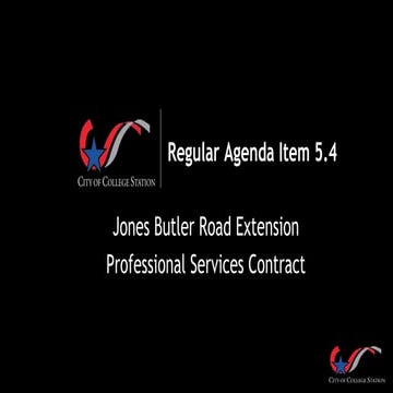 Jones Butler Road Extension Contract | PPTX