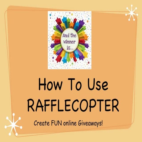 Jones how to use rafflecopter | PDF | Technology & Computing