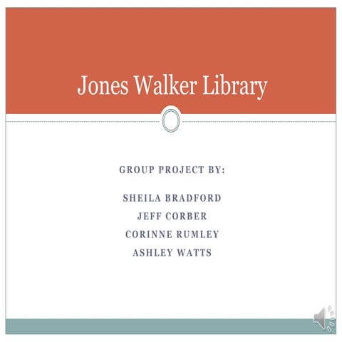 Jones walker presentation corinne rumley, ashley watts, sheila bradford, jeff corber with ...
