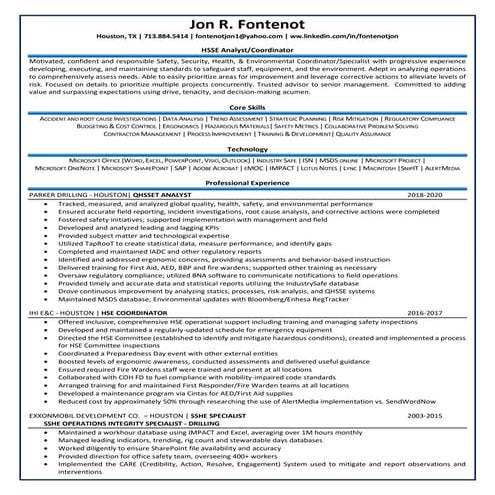 Bruce Coull Resume Sep 2015 no referees | DOC