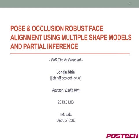 All pose face alignment robust to occlusion | PDF | Technology & Computing