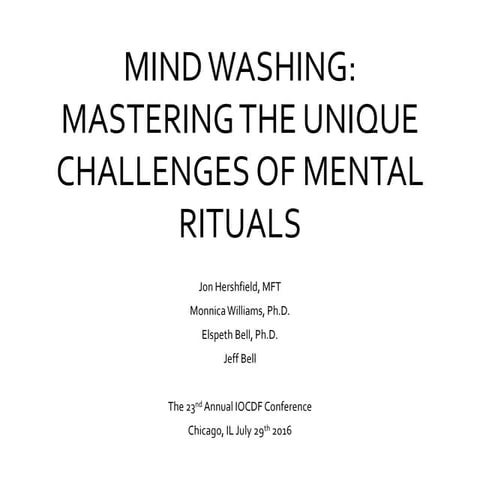 Jon Hershfield - Mind Washing: Mastering The Unique Challenges of Metal ...
