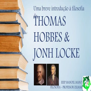 Thomas Hobbes e John Locke | PPT