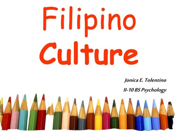 The filipino cultural values | PPTX