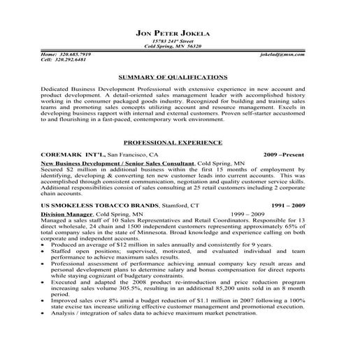 Resume for Matthew Luba | DOCX