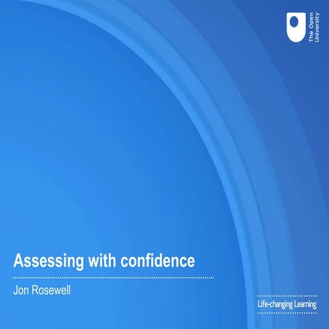 Confidence based marking: assessing with confidence | PPTX ...