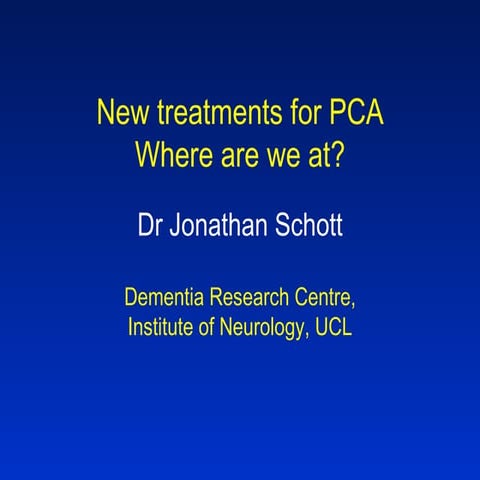 PCA Treatments by Jon Schott