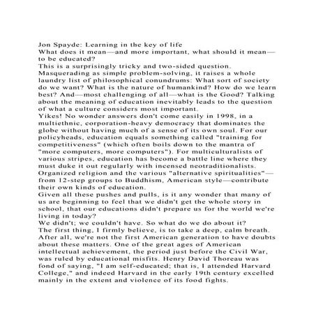 Jon Spayde Learning in the key of lifeWhat does it mean—and mor.docx