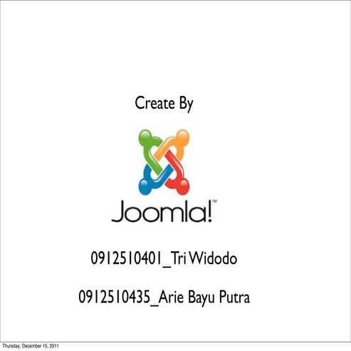 Joomla | PDF