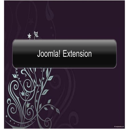 Joomla Extension | PDF