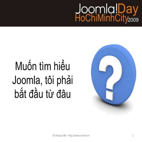 How to get started with Joomla | PPTX