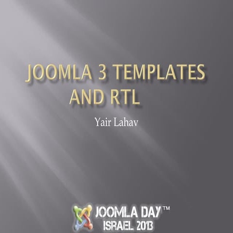 Joomla 3 templates and rtl | PDF