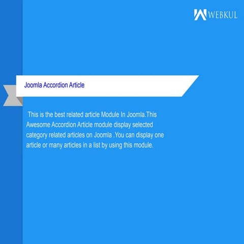 Joomla accordion article | ODP | Web Development | Internet