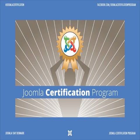 The Joomla Certification Program | PPT