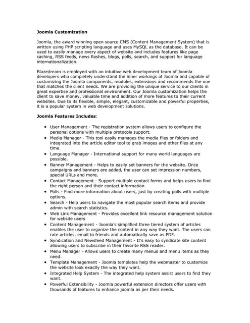 Content management system overview | PDF
