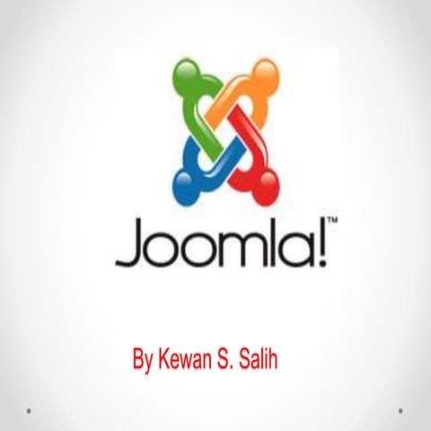 Joomla As Open source | PPTX