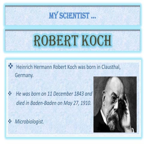 Robert Koch, by João | PPTX