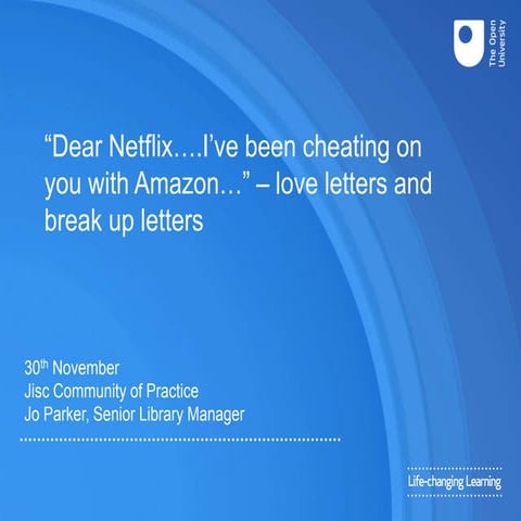 Love letters and break-up letters | PPTX