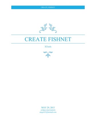 Creating fishnet using_arc_gis | PPT