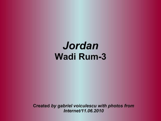 Wadi Shaab | PPT