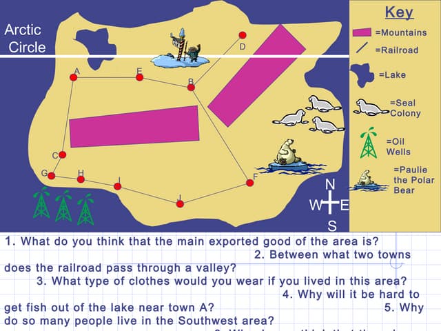 Illustrating the 5 themes of geography