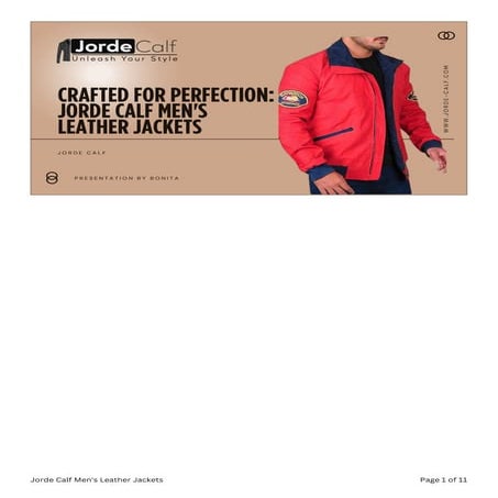 Crafted for Perfection: Jorde Calf Men's Leather Jackets | PDF