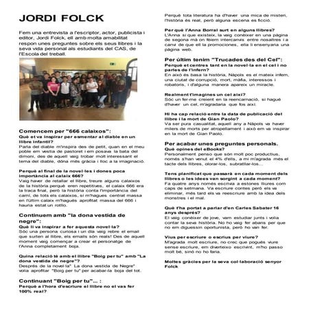 Jordi folck | PDF
